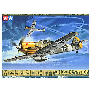 TAMIYA 300061063 – 1: 48 WWII Model Set Messerschmitt BF109E-4/7 Trop