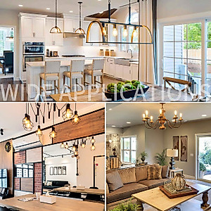 ANWIO ST21 LED Filament Bulb 7W(60 Watt Equivalent) Dimmable 2700K Warm White Vintage Edison Light Bulb E26 Medium Base (6-Pack)