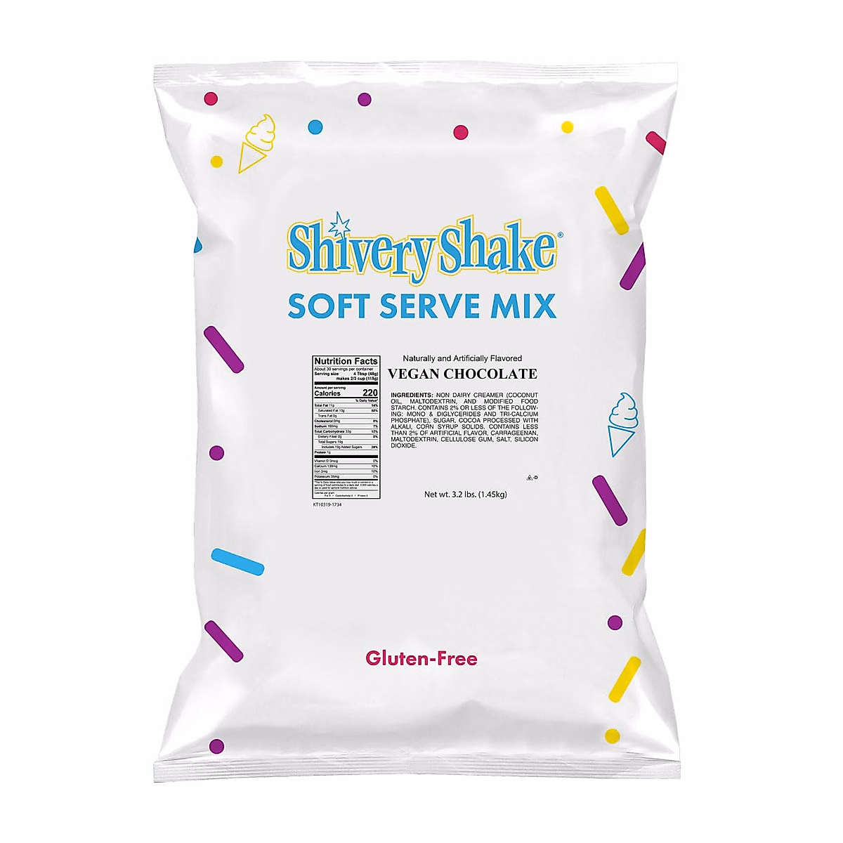 Shivery Shake VEGAN Chocolate Soft Serve Ice Cream Mix