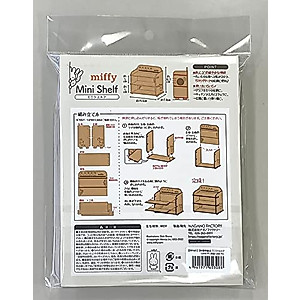 Miffy DB1681 Easy Assembly Mini Wood Shelf