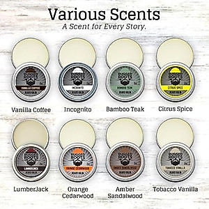 Rugged Roots Beard Balm for Smoothing & Defining Beard Hair | Long-Lasting Hold | Available in 8 Scents | 2 oz (Tobacco Vanilla)