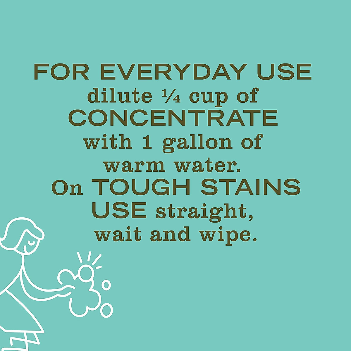 MRS. MEYER'S CLEAN DAY Multi-Surface Cleaner Concentrate, Use to Clean Floors, Tile, Counters, Basil, 32 fl. oz