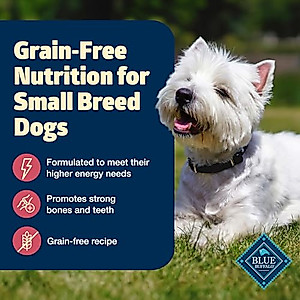 Blue Buffalo Freedom Grain-Free Small Breed Dry Dog Food, Supports High Energy Needs, Made in the USA With Natural Ingredients, Chicken & Potatoes, 4-lb. Bag