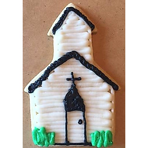 Christian Bible Study Cookie Cutter 6 Piece Set from The Cookie Cutter Shop - Cross, Dove, Church, Plaque, Bible, Christian Fish Cookie Cutters – Tin Plated Steel Cookie Cutters