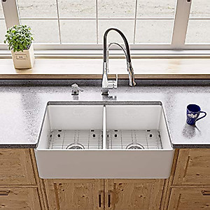 Alfi brand ABF3318D-W Kitchen Sink, White