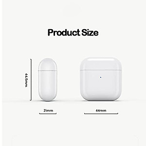 Bluetooth Wireless Earphones Mini Pro 5 with Noise Canceling. Wireless Earbuds with Touch Controlled, Wireless Headphone with Charging Case Mini Pro 5. 2.5HR (Shelf Stock Number) #5