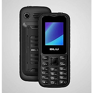 BLU Tank Mini T650 1.8" GSM Unlocked 32MB Dual-SIM Flashlight Cellphone (Black/Gray)