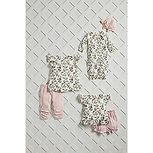 Mud Pie Baby Girls Toddler Floral Tunic And Short Set, Pink, 12-18 Months US