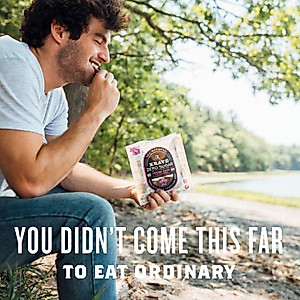 KRAVE Zero Sugar Beef Jerky, Variety Flavors - All Natural 100% Grass Fed Beef - Protein Packed Keto Snacks Roasted for Maximum Flavor - Gluten Free - 2.1 Ounce (Pack of 4)