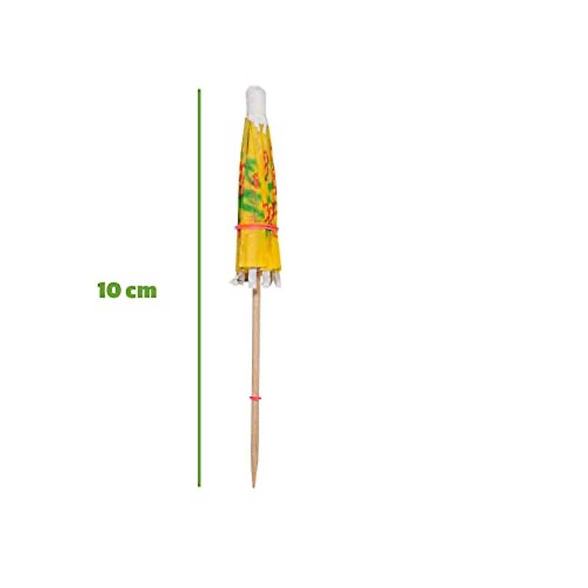 [240 Count] Umbrella Cocktail Drink Picks - Assorted Tropical Colors Party Toothpicks