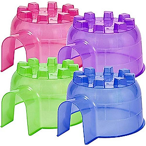 Kaytee 3 Pack of Igloo Hideouts, Large, for Guinea Pigs Ferrets Dwarf Rabbits Chinchillas and Other Small Animals