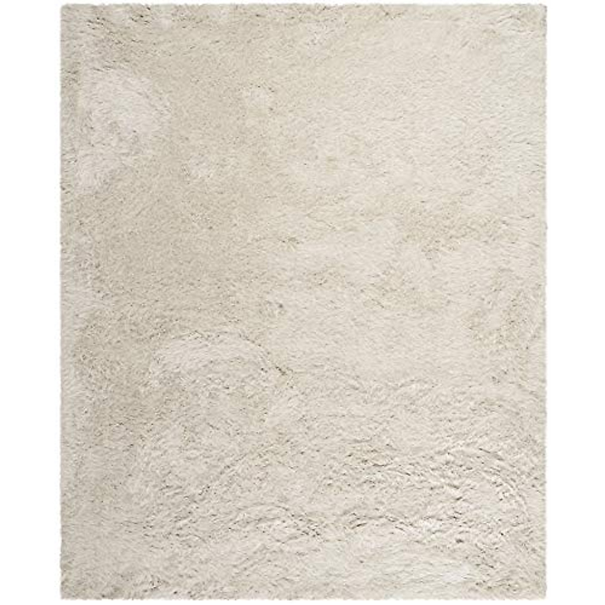 SAFAVIEH Venice Shag Collection 8' x 10' Pearl SG256P Handmade Glam 3-inch Extra Thick Area Rug