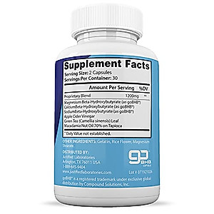 Instant Pure Keto Pills Max 1200MG Keto Pills Advanced BHB Ketogenic Supplement Exogenous Ketones Ketosis for Men Women 60 Capsules 1 Bottle