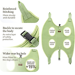 Loesuona Dog Grooming Hammock – for Dogs Cat Grooming Hammock,Dog Sling for Nail Trimming with Dog Nail Clippers for Small Dogs,Dog Hammock for Nail Trim,Dog Hanging Harness for Nail Trimming