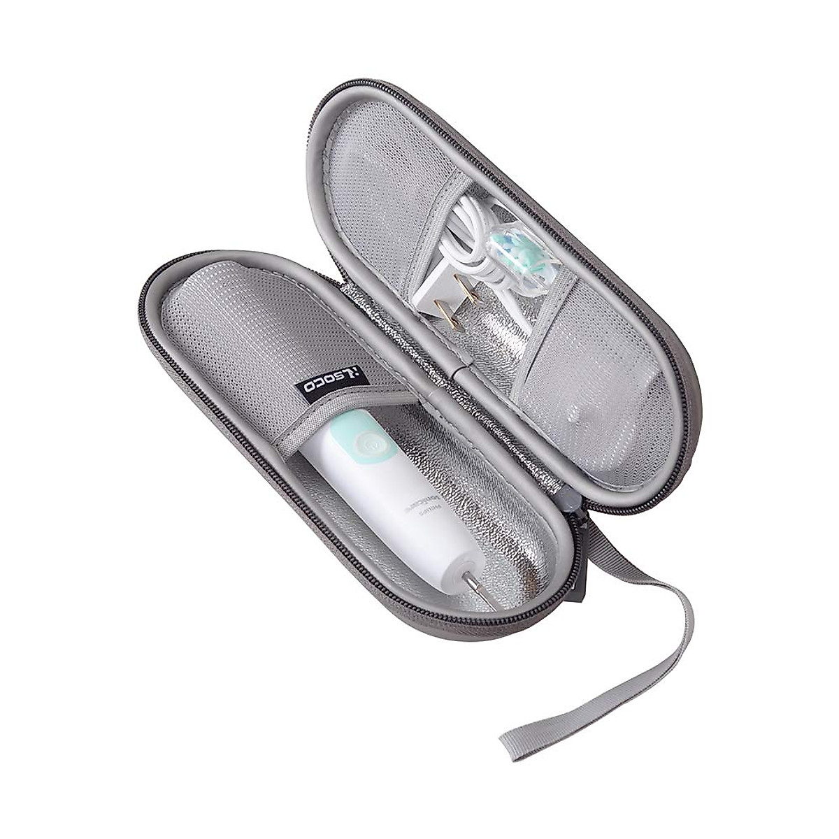 RLSOCO Hard Case for Philips Sonicare ProtectiveClean 4100/5100/6100/1100/6500/7500 Electric Toothbrush & Works With Oral-B Pro 1000 / Pro-Health/Pro 5000 / Pro 3000 / Pro 1500 Electric Toothbrush