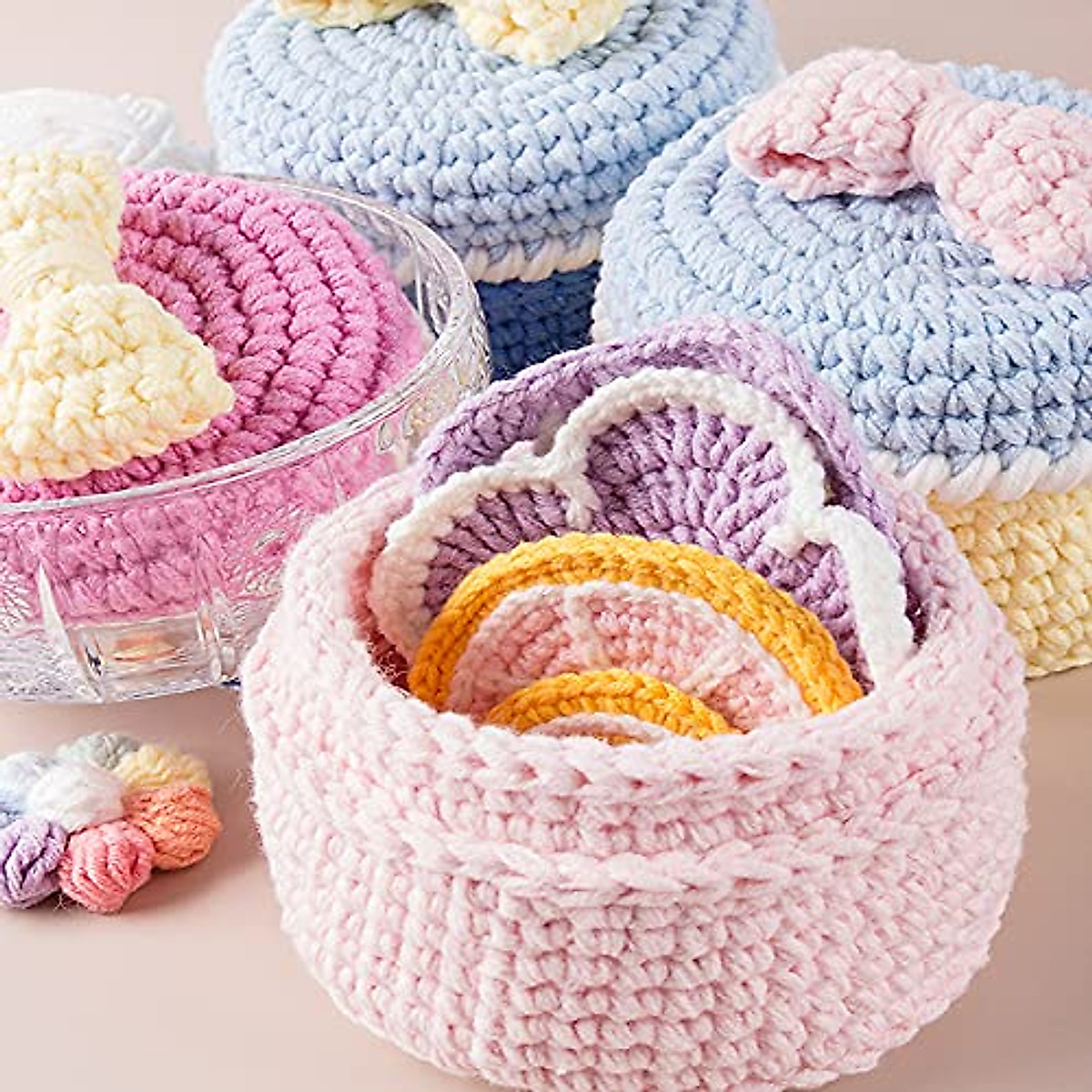 Sapphire Blue Soft Milk Cotton Yarn Weaving Yarn Solid Color Knitting Yarn for Sweater Scarf Shawl Hat 200g/5 Skeins