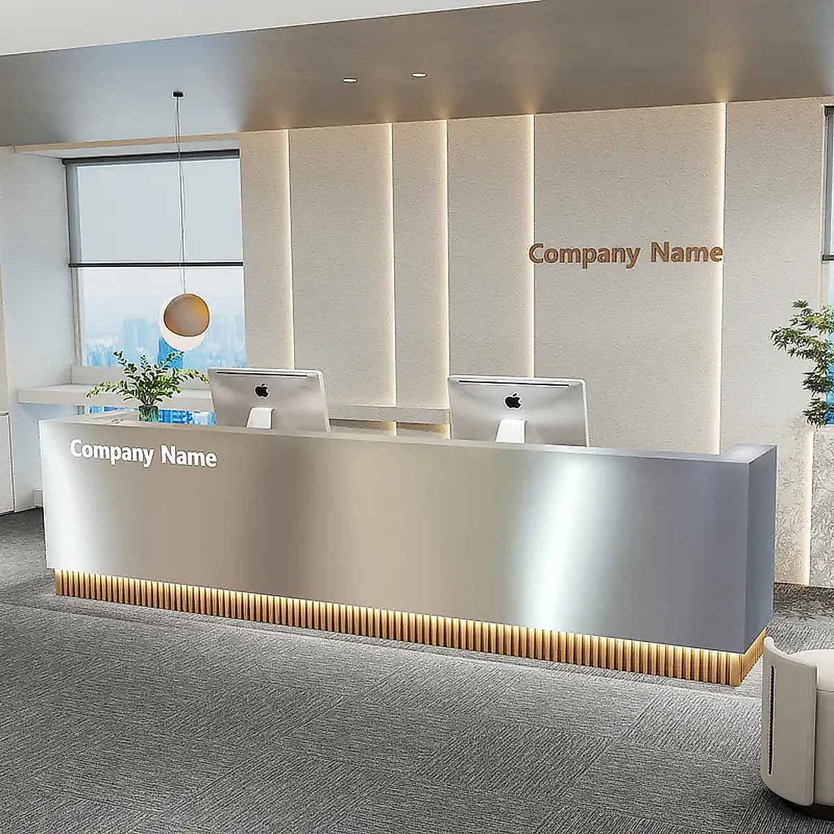 Reception Desk 321 (96, Gray)