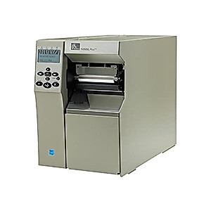 Zebra 105SLPlus Thermal Transfer Printer - Monochrome - Desktop - Label Print - 12.0134; Print Width - Catch Tray - 12.01 in/s Mono - 203 dpi - 16 MB - USB - Serial - Parallel - Ethernet - LCD - 4.5234; - 3934; - 102-801-00100