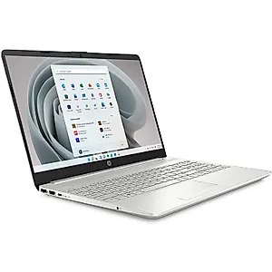 HP [Windows 11 Home] Newest 15 Laptop, 15.6'' HD Display, AMD Ryzen 3 3250U, 8GB SDRAM, 256GB SSD, Wi-Fi, Bluetooth, Type-C, HDMI, Media Card Reader, Natural Silver