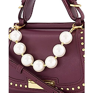 Zac Posen Chantalle Saddle Crossbody, Bordeaux