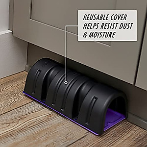 Tomcat Advanced Glue Trap System Rat Size Covered Glue Traps with 2 Reusable Covers and 4 Disposable Glue Traps