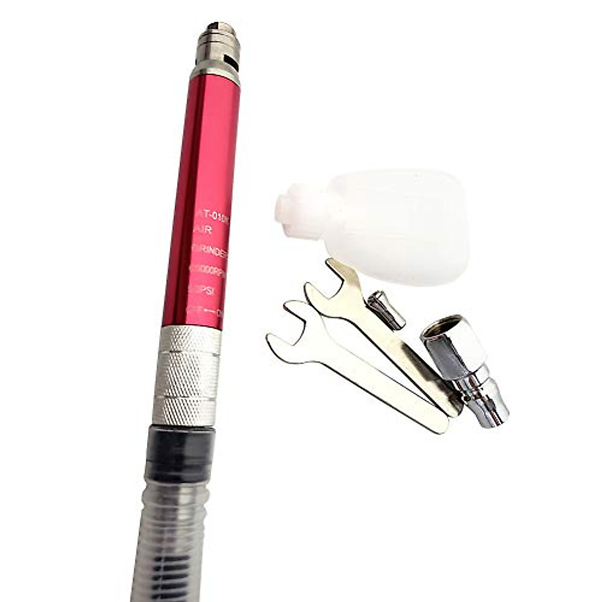 1/4 inch Pencil Type Die Grinder, Air-powered Micro Die Grinder,Compact Pencil Grinder With Wrench Handheld,65000 rpm