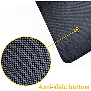 AQQA Large Mouse Pad Mat (35x17 in) Extended XXXL Gaming Mouse Pad with Non-Slip Rubber Base,Background Topographic Map Lines Contour Geographic for Gaming Office Laptop Computer Men Women