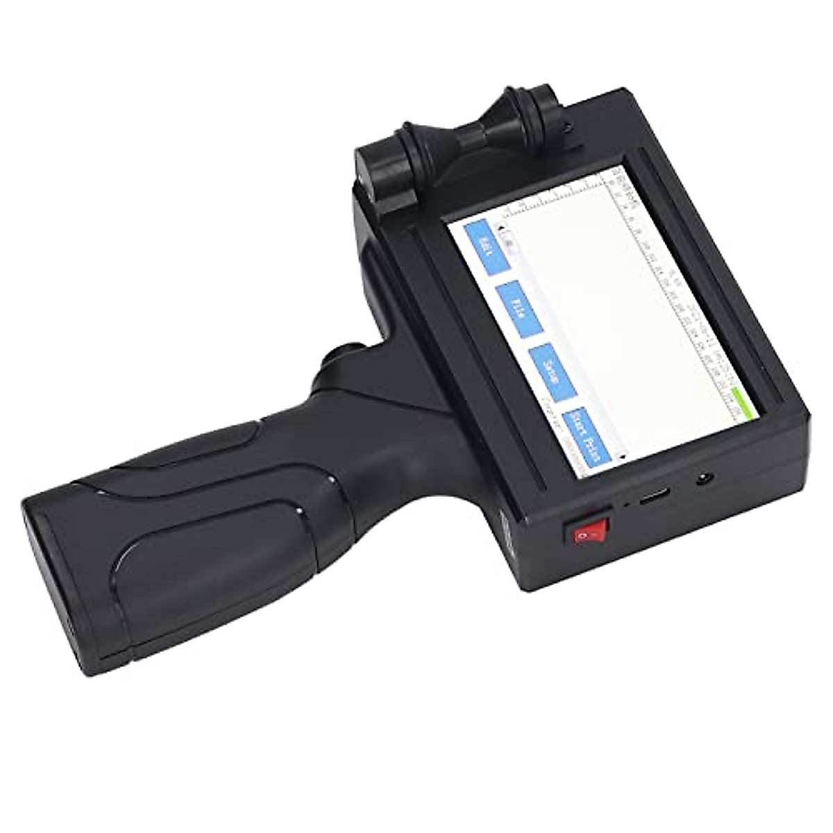 Hilitand Handheld Printer 4.5 Inch Touch Screen Portable Inkjet Printer for Printing Production Date Batch Number QR Code