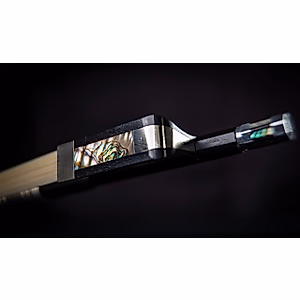 Viotti Carbon Fiber Viola Bow, Hand Crafted by Professional Bow Makers, Strong, Stiff & Well Balanced, Made with Mongolian Horse Hair, for Violist of All Skill Levels (Fleur de lis)