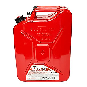 Midwest Can 5-Gal Metal Gas Can w/Spout (2 Pack)