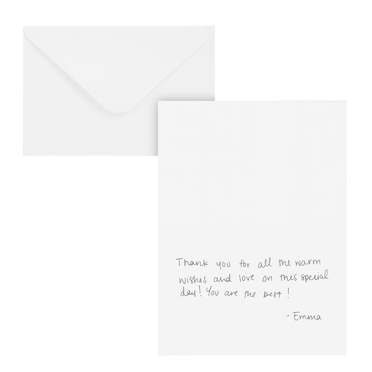 Best Paper Greetings 60 Pack Blank Graduation Thank You Cards with Envelopes, 6 Assorted Designs, Black and White (4 x 6 in)