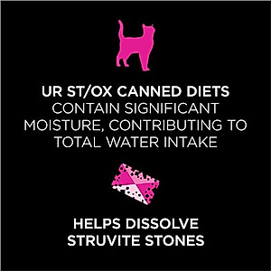 Purina Pro Plan Veterinary Diets UR Urinary St/Ox Savory Selects Feline Formula Salmon Recipe in Sauce Wet Cat Food - (Pack of 24) 5.5 oz. Cans