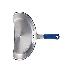 Winco AGP-10, 10-Inch Dia Aluminum Gyro Pan with Silicone Handle, NSF, Broiler Pan