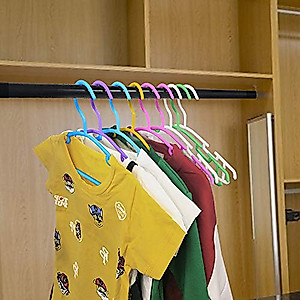 GoodtoU Baby Hangers Kids Hangers 100 Pack Childrens Hangers Child Hangers Plastic Toddler Infant Nursery Hangers Small Baby Clothes Hangers for Closet