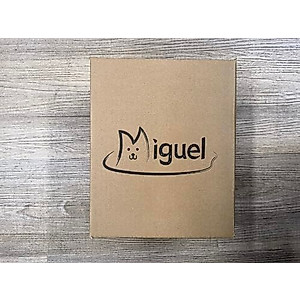 Miguel Removable Washable Dog Bed for Medium Dog Easy Clean - Rectangle Pet Bed for Large Cats with Zipper Cover Bolster Cuddle Puppy Bed with Supportive Side Wall Slip-Resistant Bottom, Gray 30 Inch