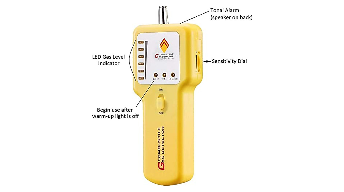 Portable Gas Leak Detector - Find Leaks Easily