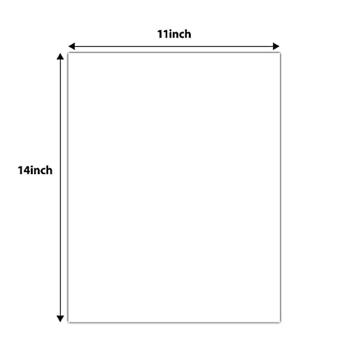 Golden State Art, Uncut 11x14 White Mats Matboards, Acid Free, for Photos, Frames, DIY Projects (10 Pack, 11x14 Inches)