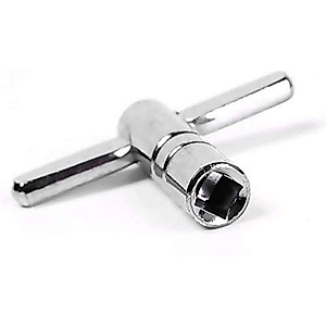 Set of 12 Silverline T-Type Drum Keys - Standard Universal Steel Drum Head Tuning Key Set