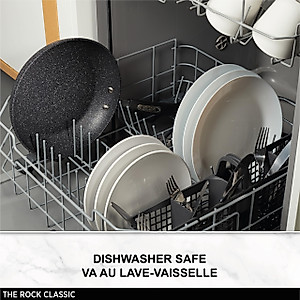 Starfrit The Rock 8-Piece Cookware Set with Bakelite Handles, Black