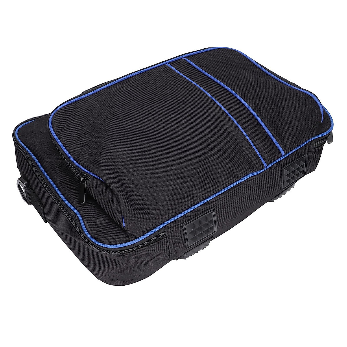 Travel Carrying Bag Portable Travel Carrying Bag Large Capacity Protective Console Case for PS5 Games Controller and Game Console Storage Pack for PS5(Blue Black)