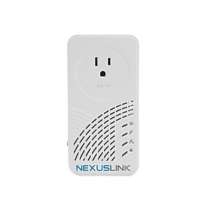 Nexuslink Wave 2 G.hn Powerline Adapter | Pass-Through Outlet | 2000 Mbps I 2-Unit Kit I (GPL-2000PT-KIT)