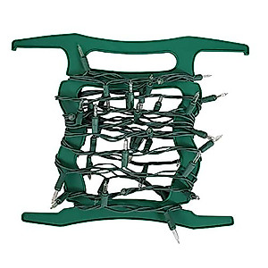 HOMZ 7875RBGLDC.02 Light Organizer Holiday Plastic Storage Container, 2 Pack, Red and Green, 2 Sets