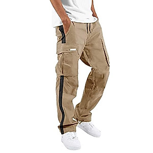 Todays Clearance Mens Tactical Waterproof Pants Men Pole Mens Elastic Waist Shorts Faux Leather Pants Long Pull Up Pants For Men Mens Fashion Clothes Mens Slim Tracksuit Loose Fit Joggers