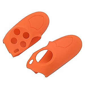 BOTEGRA Gamepad Silicone Cover Perfect Handling Feeling Professional Manufacturing Joystick Protection Cap,for Game Console Accessory,for Joystick,for Kids Gift(Orange)