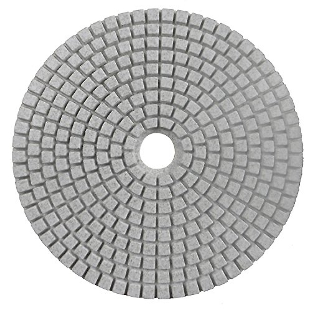 Konfor Professional Grade Diamond Polishing Pads 5 inch Wet 7 Piece Set Granite Stone Concrete Marble