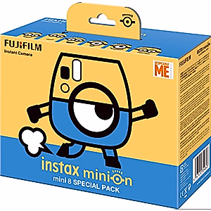 Fujifilm Instax Mini 8 Minion Instant Photos Film Camera (Japan Import)