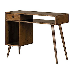 South Shore Kodali Computer Desk, Natural Walnut