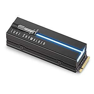 Seagate Lightsaber Collection Special Edition FireCuda SSD 1TB Solid State Drive - M.2 PCIe Gen4 ×4 NVMe 1.4, up to 7300MB/s, Customizable RGB LED Lightsabers (ZP1000GM3A053)