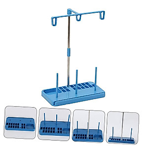 SEWACC 1 Set Universal Three-Wire Rack 3 Thread Stand Quilting Spool Holders Thread Holders Cone Thread Holder Sewing Machine Embroidery Supplies Single Line Embroidery Machine Plastic