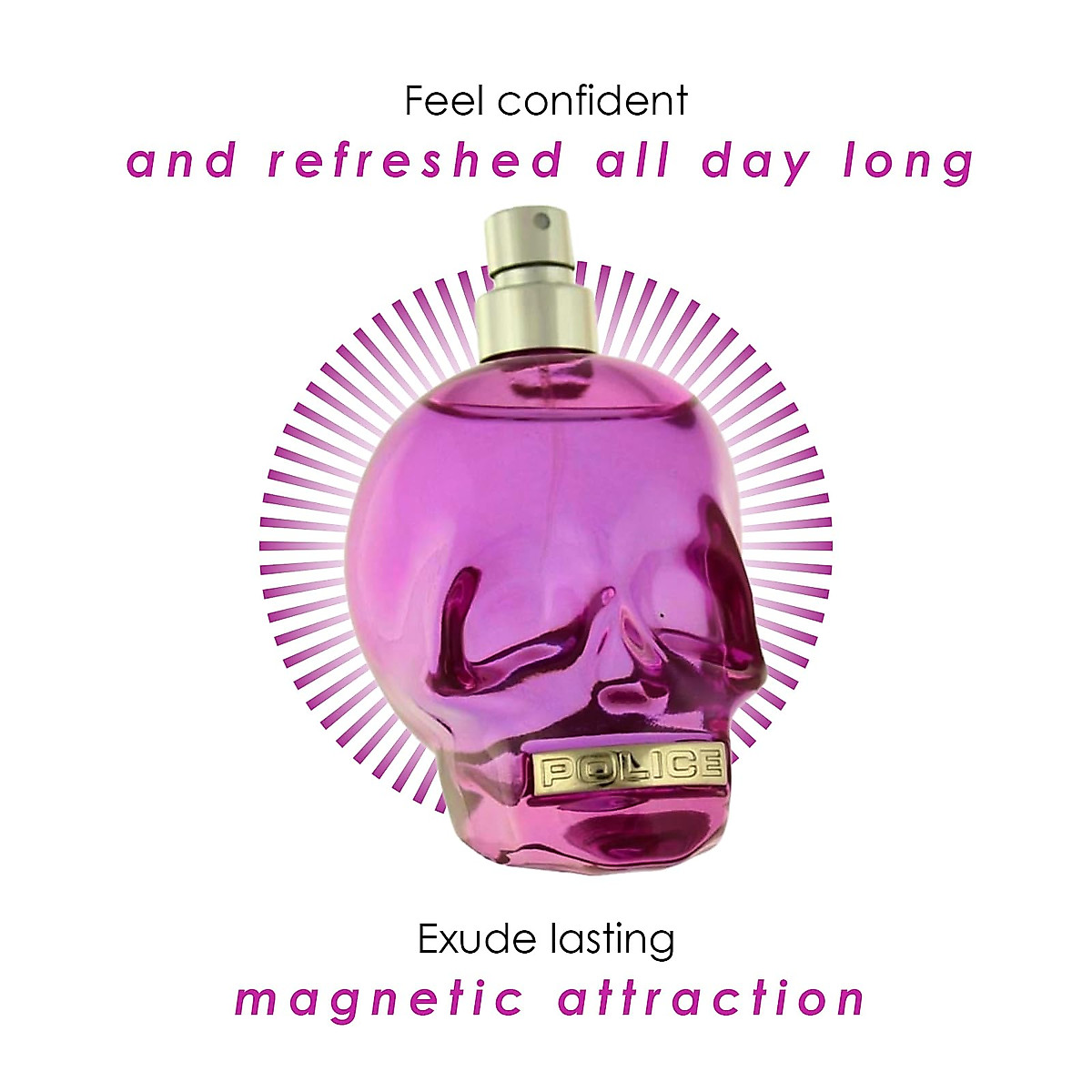 Police To Be Woman Perfume for Women - Floral Fruity Fragrance - Opens with Granny Smith Apple, Clementine, and Lime - Blended with White Flowers, Woodsy Notes, and Musk - 4.2 oz EDP Spray